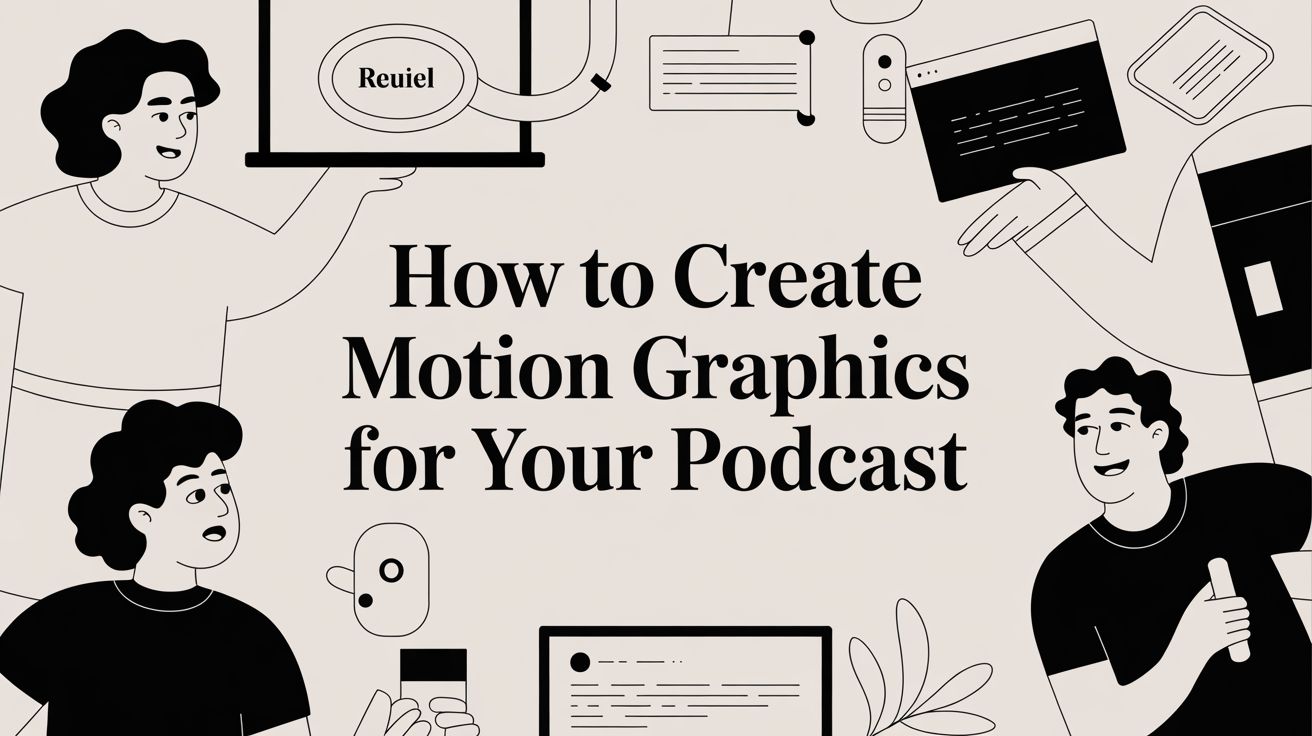 Elevate Your Podcast: How to Create Motion Graphics